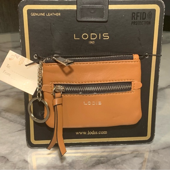 Lodis | Bags | Lodis Ellie Keychain Id Card Coin Purse Super Soft ...